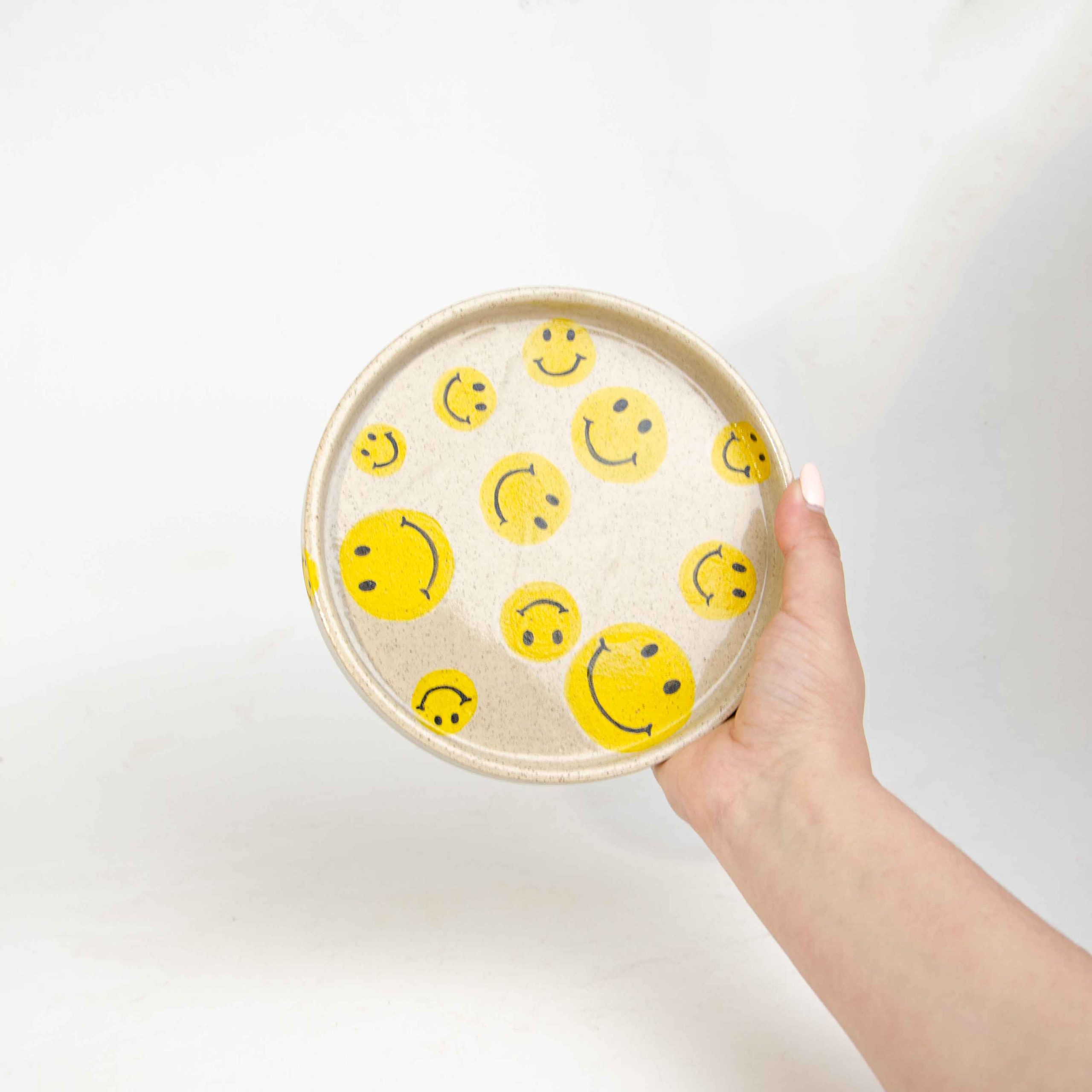 The Smiley Plate Ø17cm - Linum